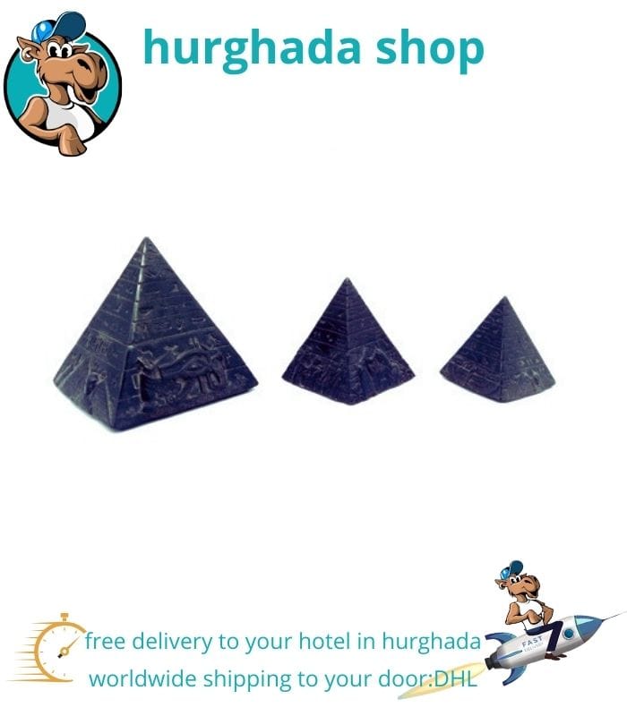 3 Pyramids Acrylic Set - Handmade Egyptian Art Decor