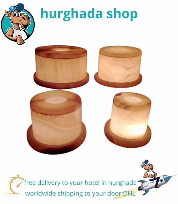 Handmade Alabaster Candle Super Lux Set & Scent Diffuser